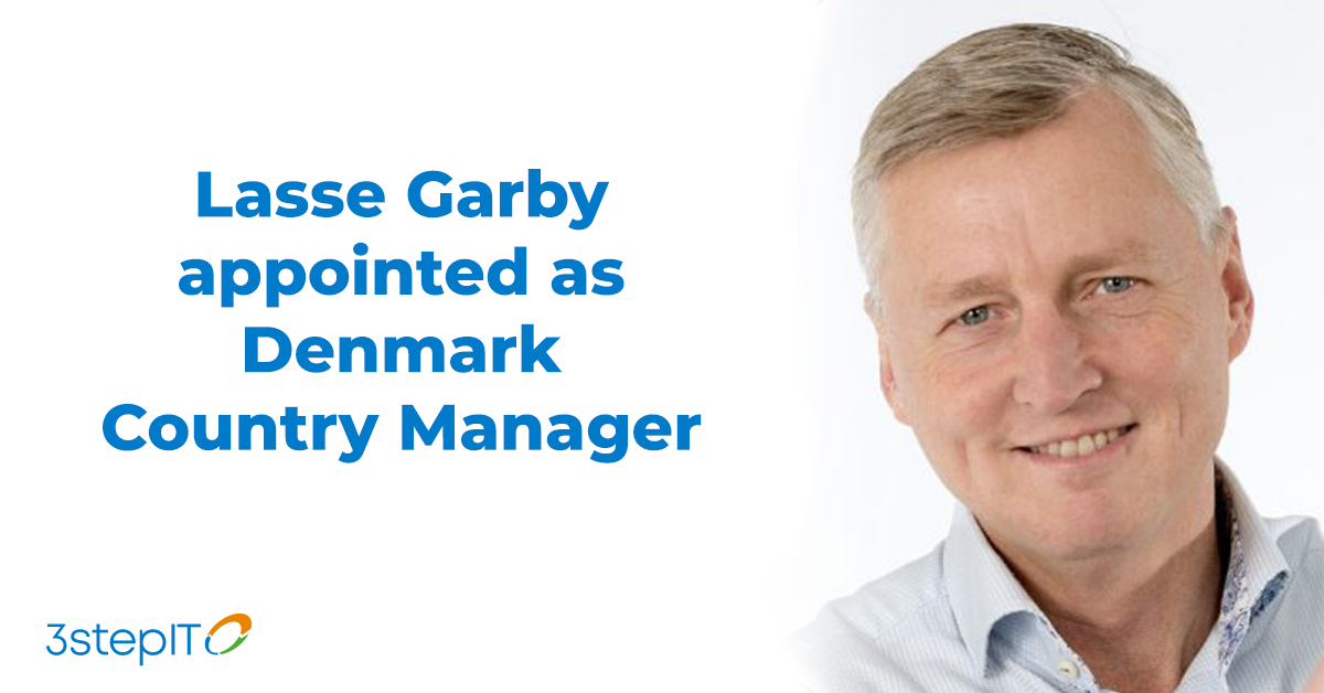 3stepIT announces the appointment of Lasse Garby as Denmark Country Manager